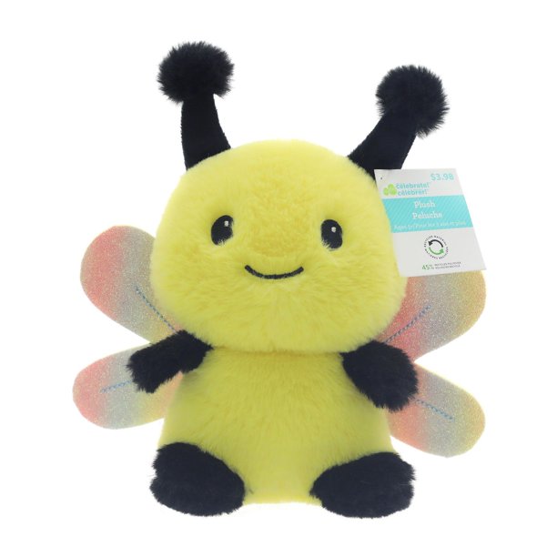 Way to Celebrate Yellow Bee Plush - Small, Yellow Bee Plush - Small ...