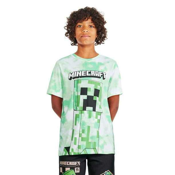Minecraft Boys Minecraft Giants-2 Short Sleeve Crew, Size: XS-XL ...