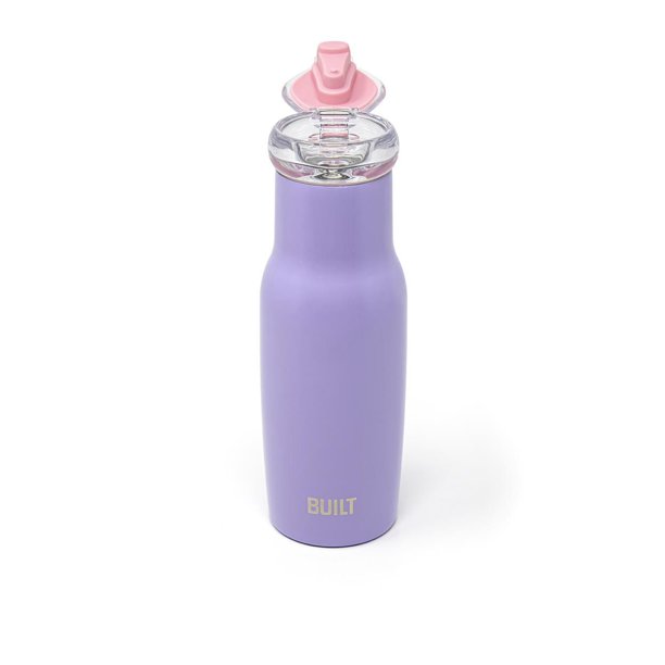 Built 14oz Double Walled Tritan Flip Top Mug Violet, 14oz Mug - Walmart.ca