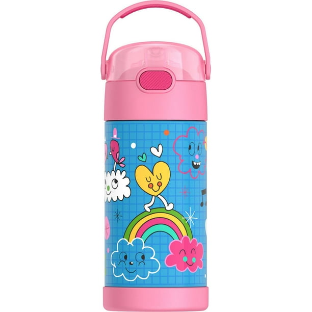 Thermos Funtainer 12 Oz Vacuum Insulated Straw Bottle, Sketchbook, 12 OZ Bottle - Walmart.ca