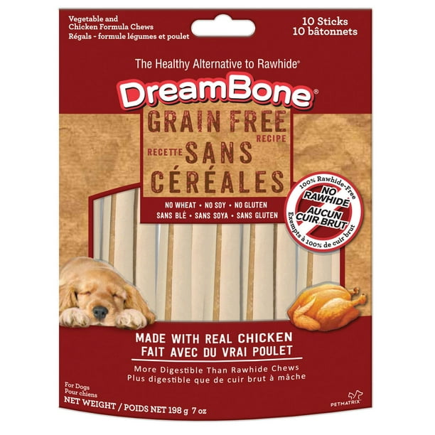DreamBone Grain Free Mini Chicken Dog Chews, 198 g - Walmart.ca
