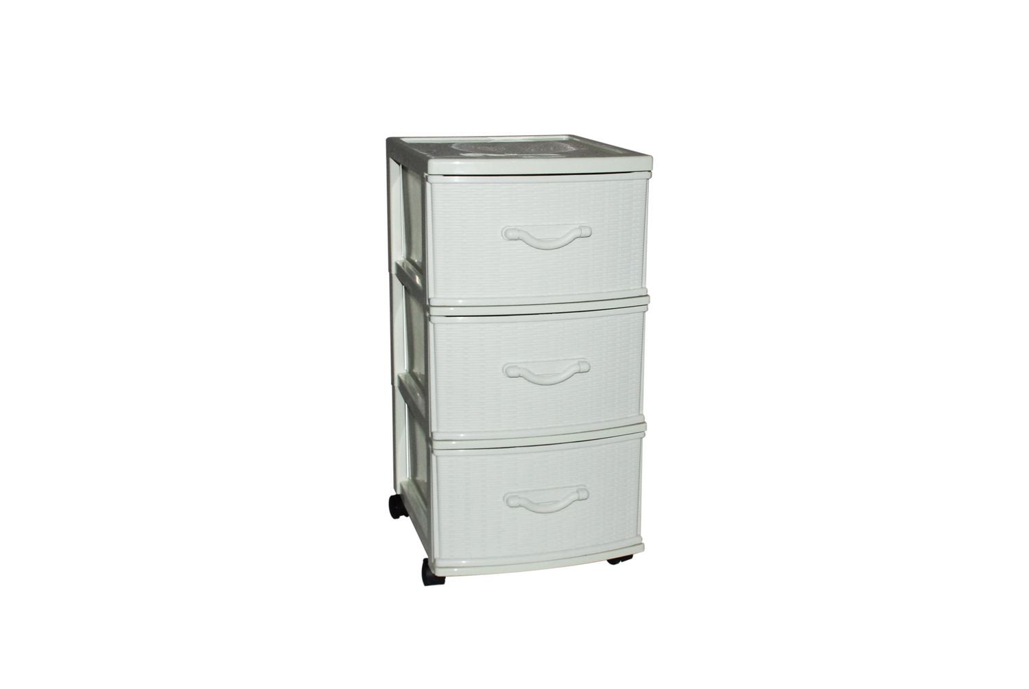Gracious Living 3 Drawer Wicker Storage Tower | Walmart Canada