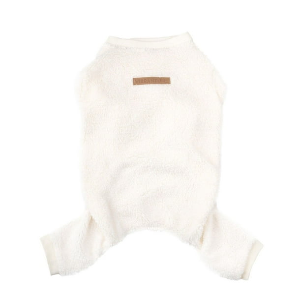 Vibrant Life White Fuzzy Pet Holiday PJ for Pets -Dog and Cat Pajamas ...