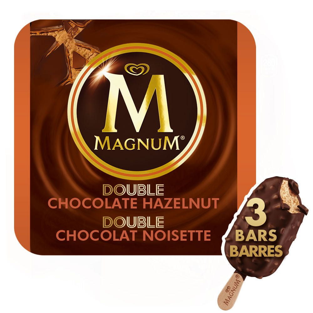 Magnum® Double Chocolate Hazelnut Ice Cream 3x90mL | Walmart Canada