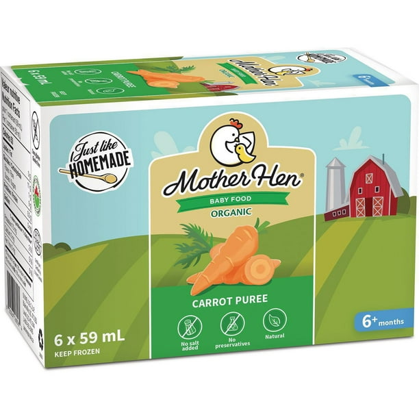 Mother Hen Strained carrots puree - Walmart.ca