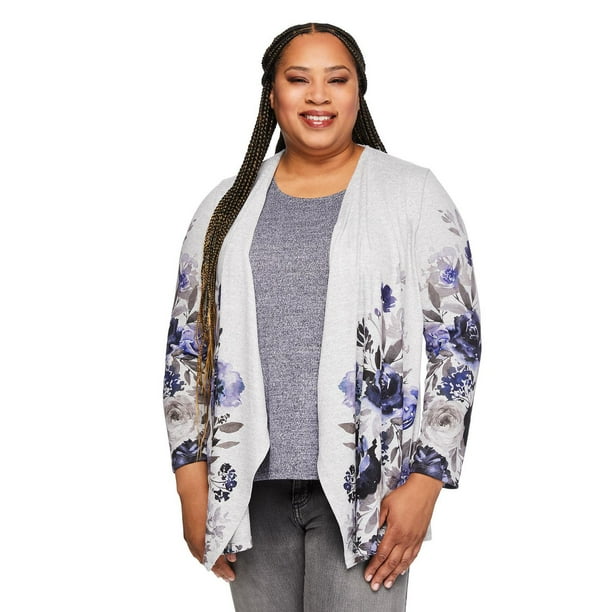 Iyla Women's Plus Fooler Cardigan - Walmart.ca