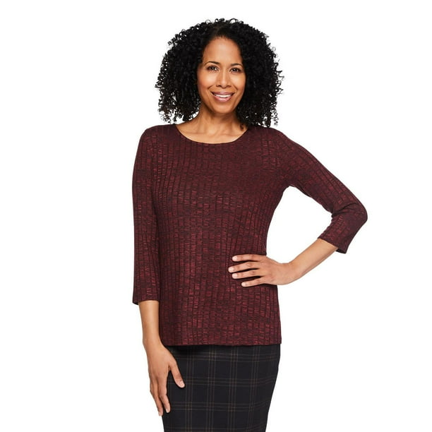 Iyla Women's Rib Tee, Sizes S-XXL - Walmart.ca