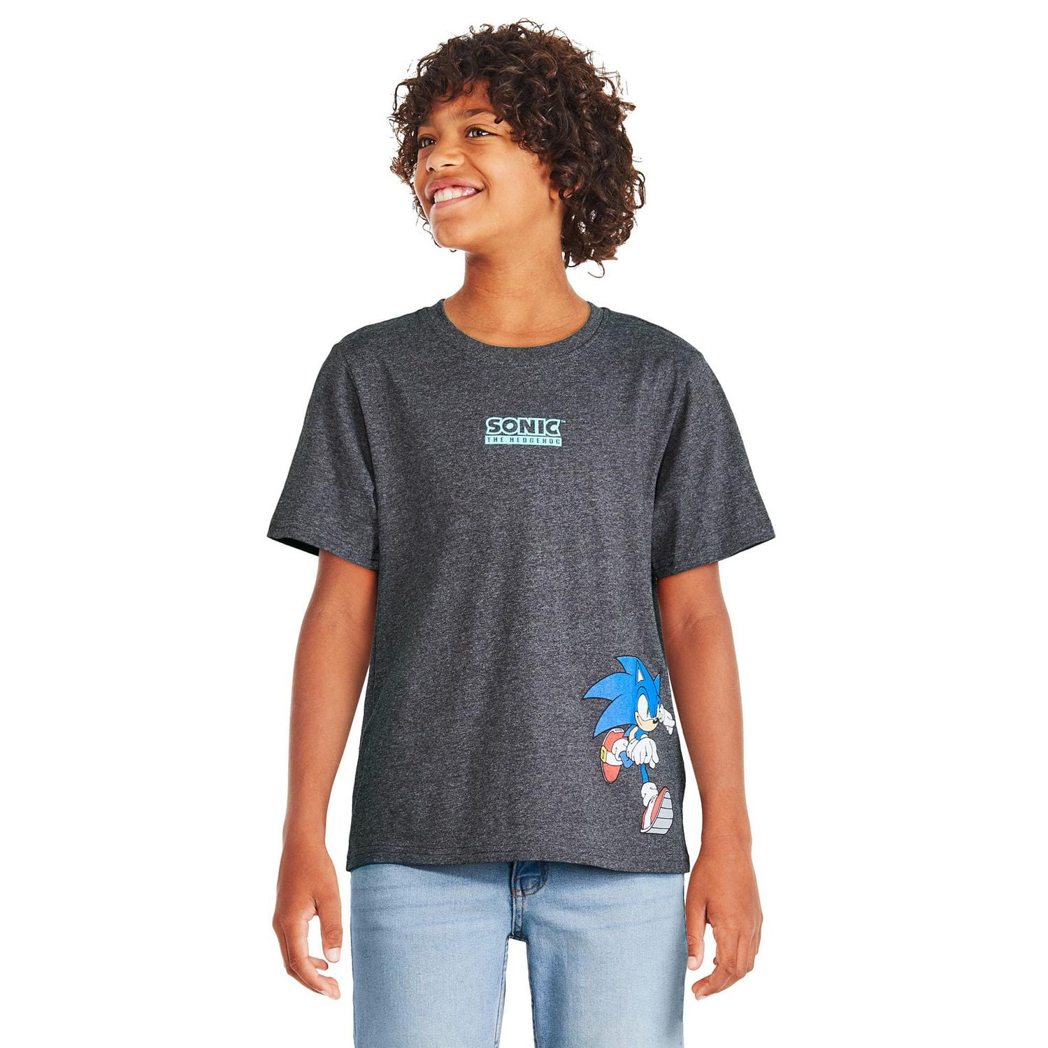 Click here for Sonic The Hedgehog Boys Short Sleeve Tee L prices