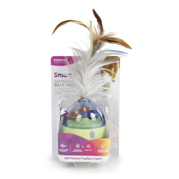 SmartyKat Silly Spinner, Electronic Motion and Light Cat Toy - Walmart.ca