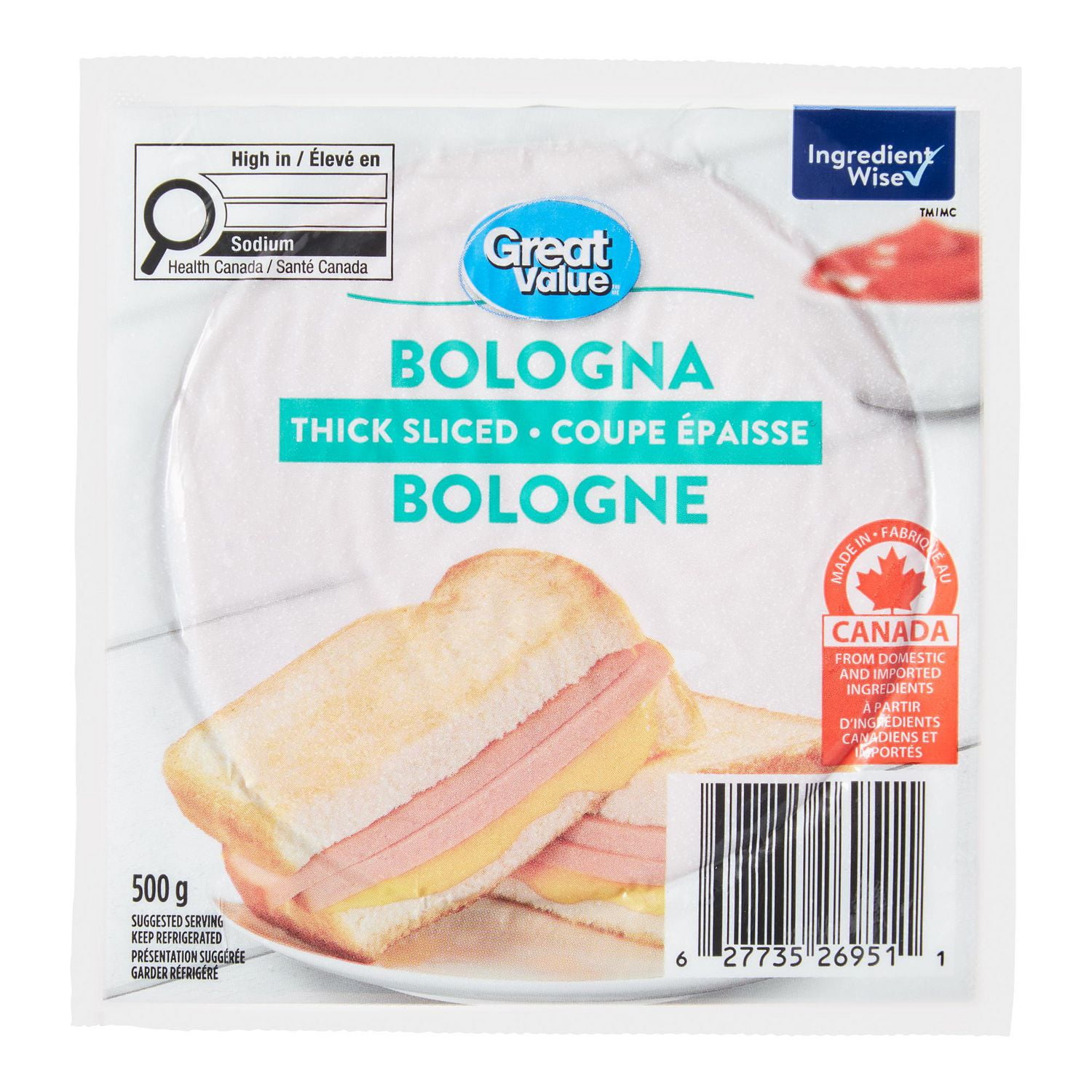 Click here for Great Value Thick Sliced Bologna prices