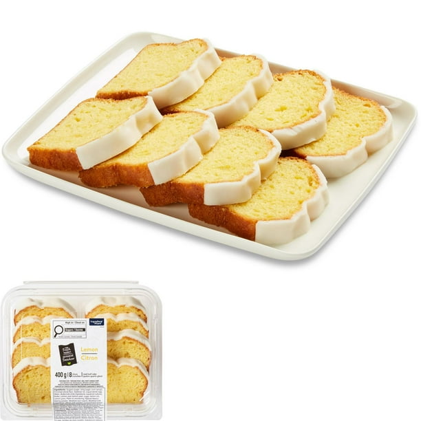 Your Fresh Market Lemon Iced Loaf Cake, 8 slices, 400 g total - Walmart.ca