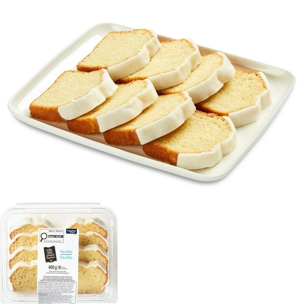 Your Fresh Market Vanilla Flavoured Iced Loaf Cake, 8 slices, 400 g ...