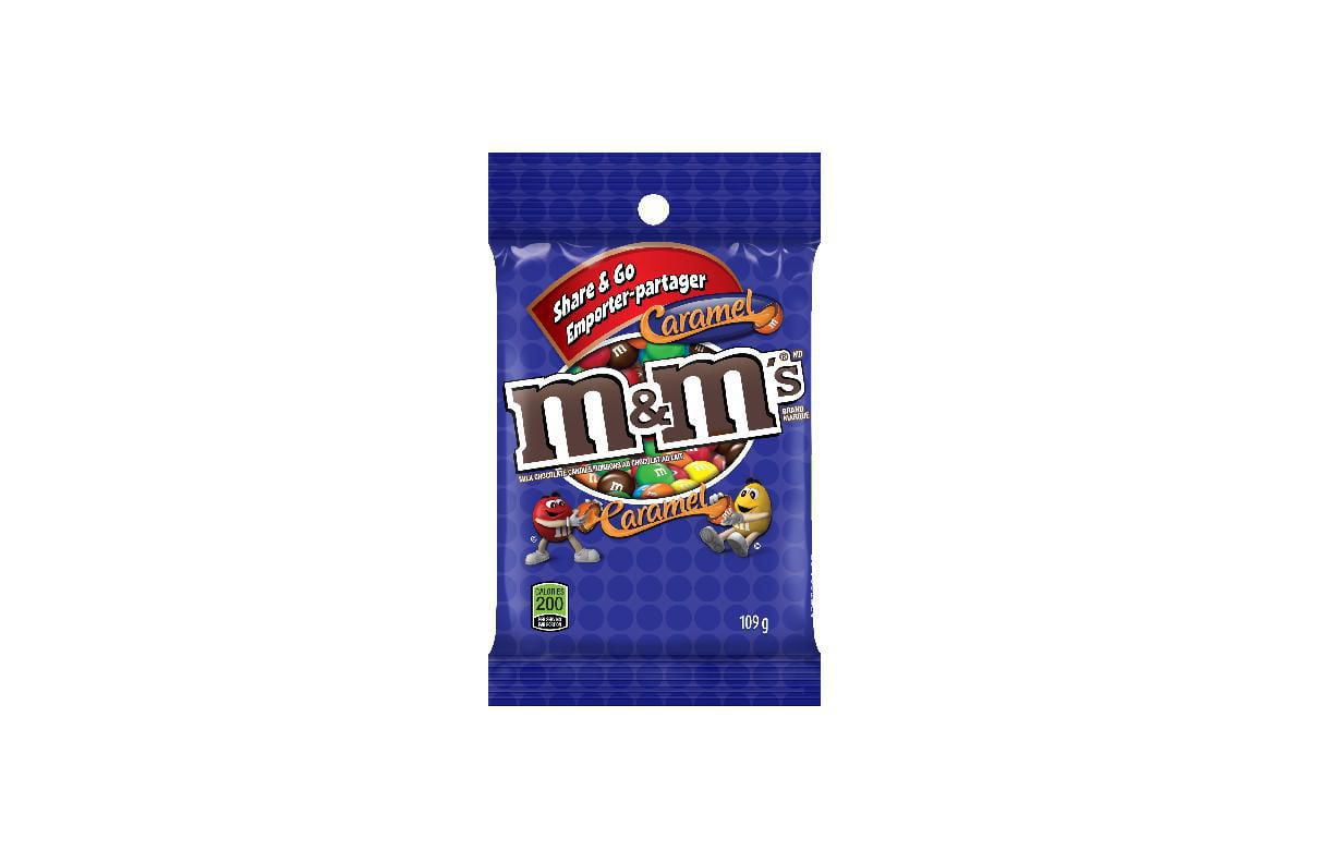 M&Ms Caramel Chocolate Candies, 109g | Walmart Canada