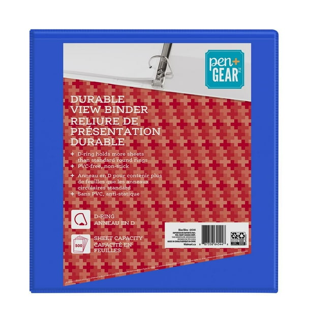 Pen + Gear DURABLE VIEW BINDER, PG DV BINDER - Walmart.ca
