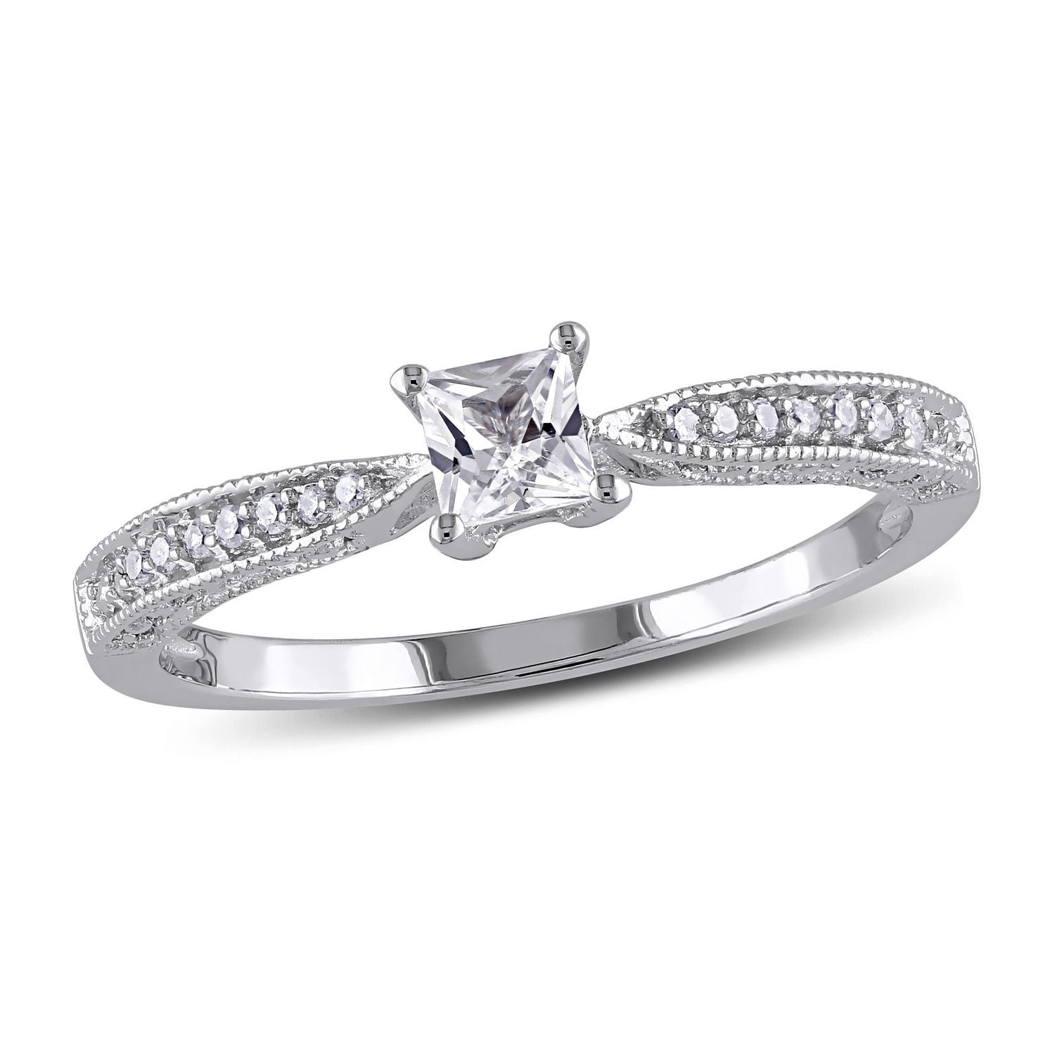 Click here for Miabella 0.33 Carat T. G.W. Created White Sapphire... prices