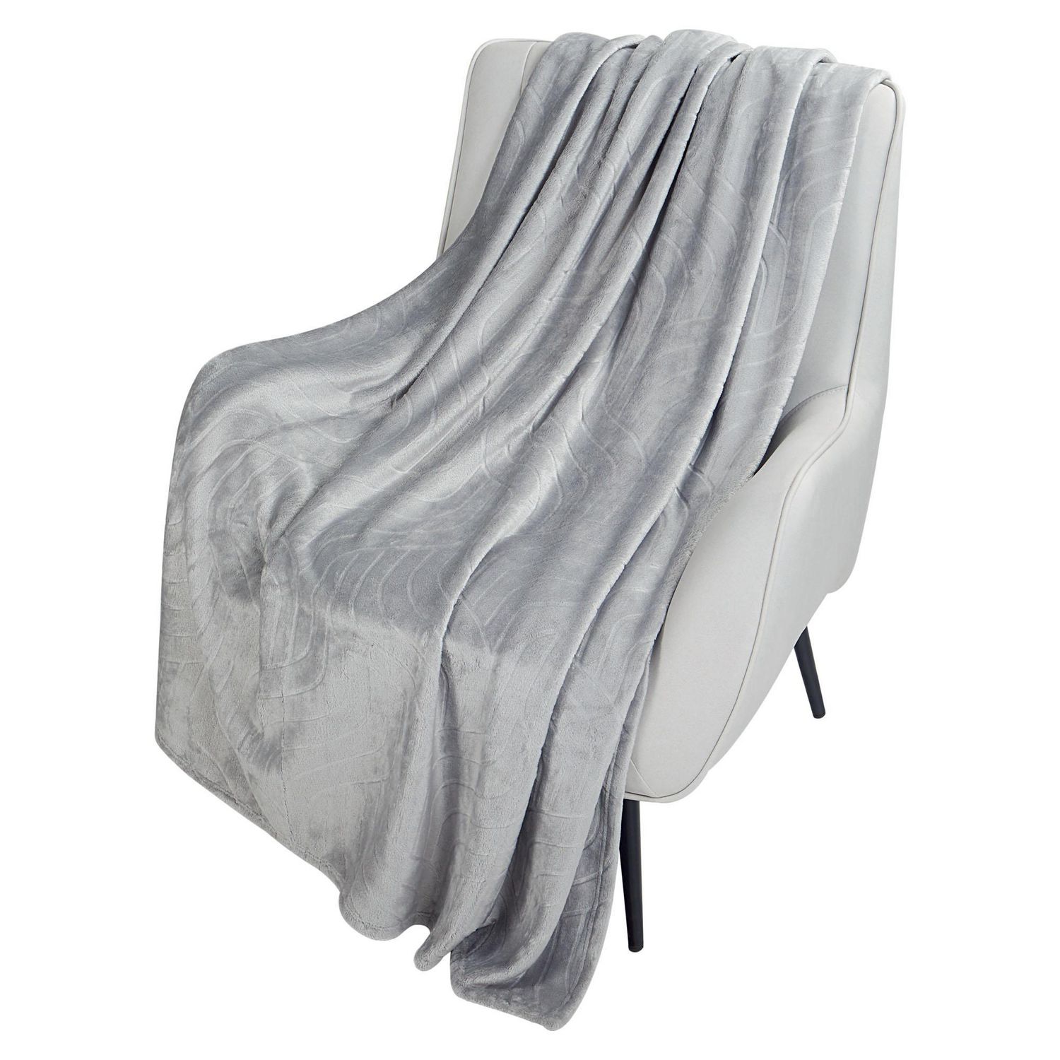 HOMETRENDS Embossed Plush Throw - Walmart.ca