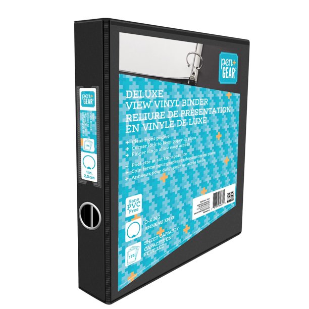 Pen + Gear Deluxe View Vinyl Binder - Walmart.ca