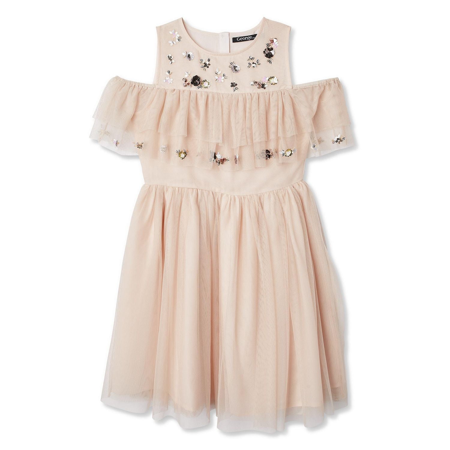 George Girls' Embellished Flower Dress | Walmart Canada