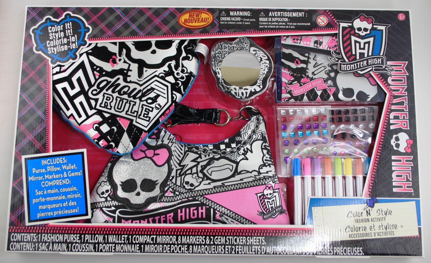 Monster High Color N' Style Fashion Activity Set | Walmart Canada