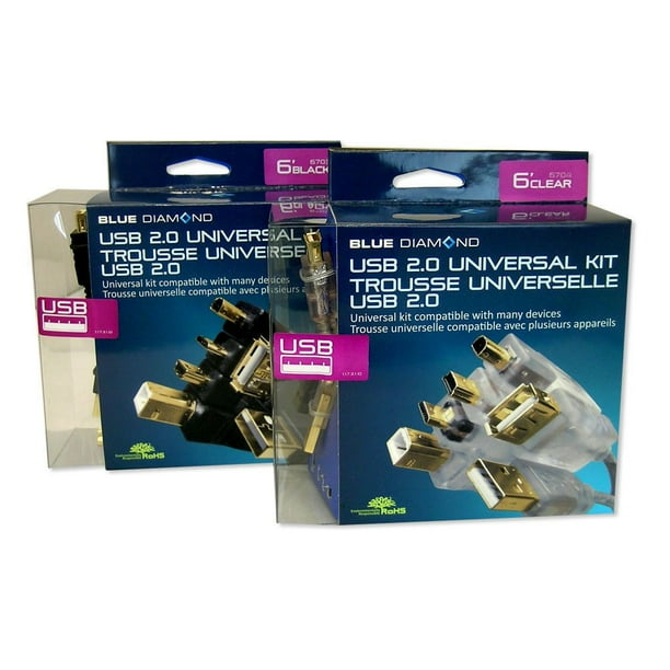 Retail USB 2 Connection Kit BK, 6ft - Walmart.ca