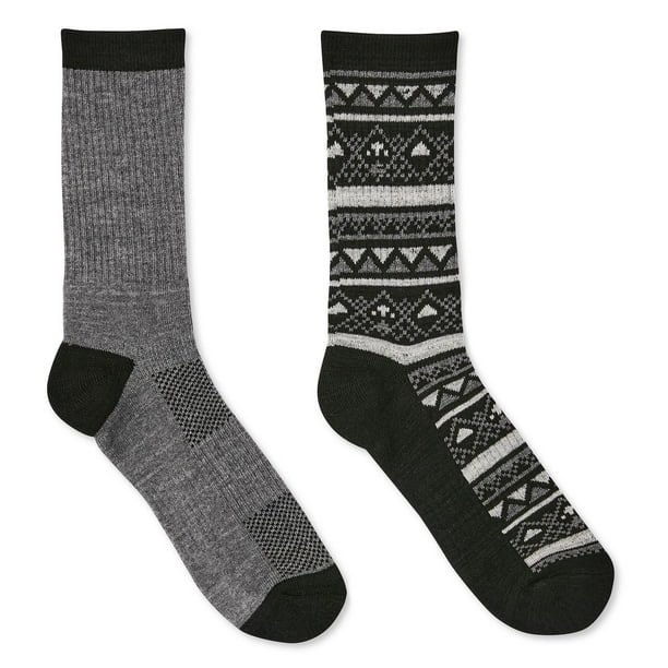 Ozark Trail Women's Crew Socks 2-Pack, Sizes 4-10 - Walmart.ca