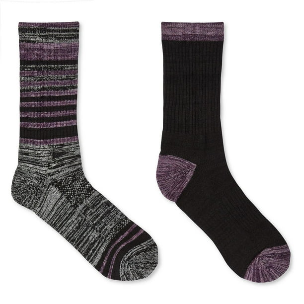 Ozark Trail Women's Crew Socks 2-Pack, Sizes 4-10 - Walmart.ca