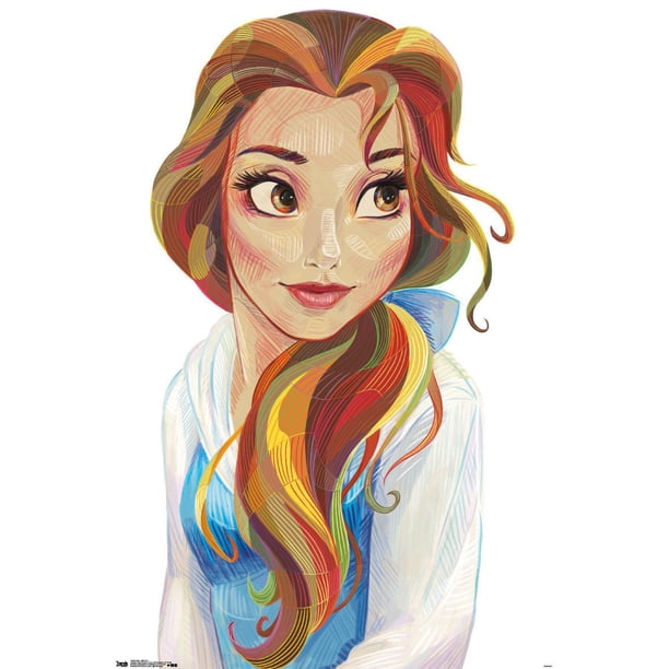 Disney Beauty And The Beast - Belle - Stylized Wall Poster, 22.375" x ...