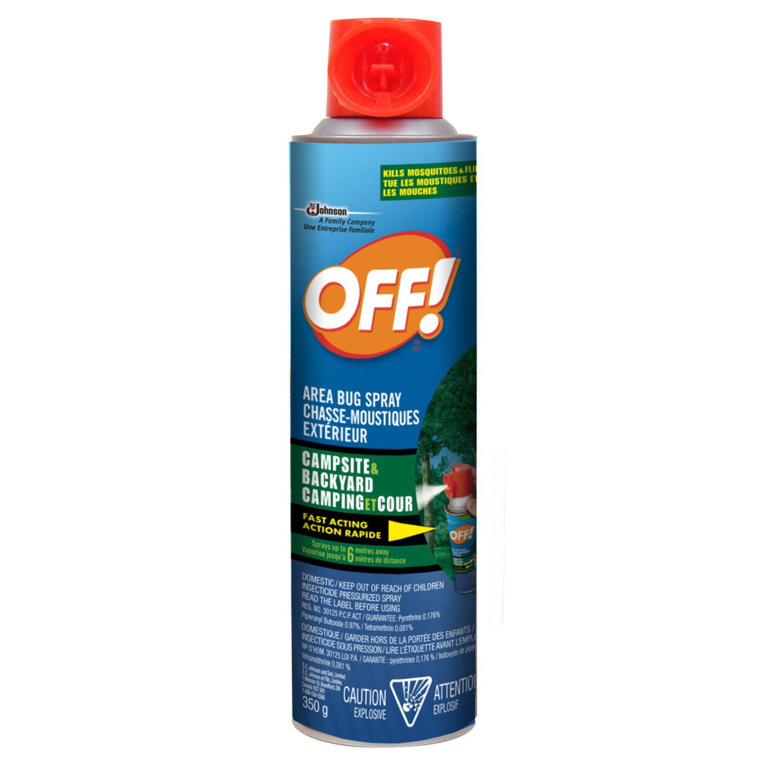 Off!® Area Bug Spray Campsite and Backyard | Walmart Canada
