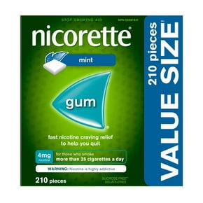 Nicorette Nicotine Gum | Walmart.ca