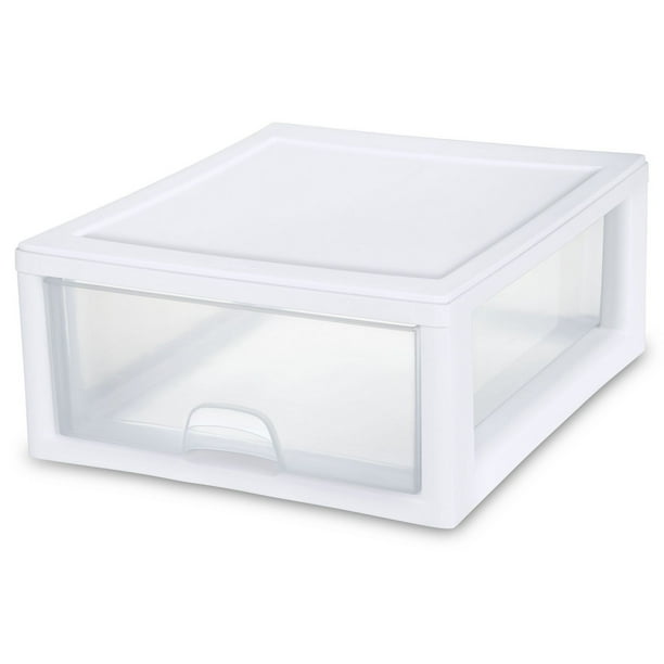 Sterilite 15L Stacking Drawer- White - Walmart.ca