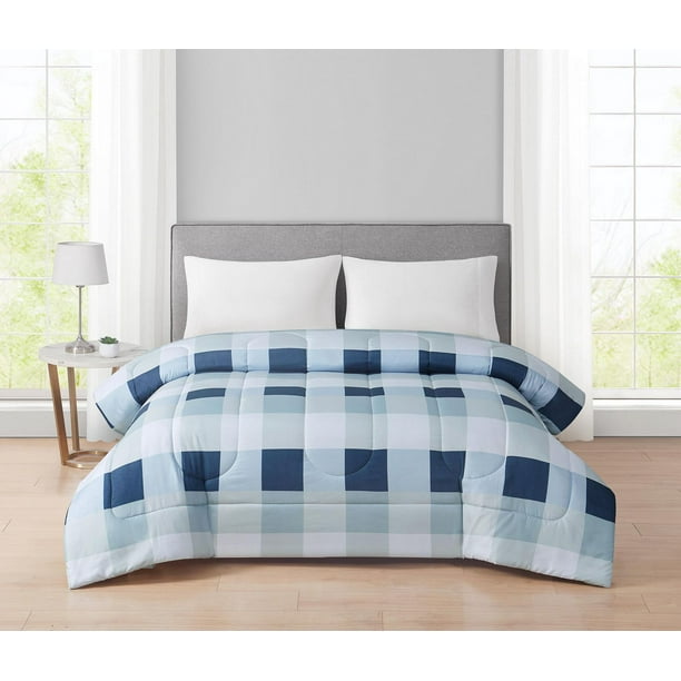 Mainstays Printed Reversible Comforter, 1 piece, Available in Twin: 66 ...