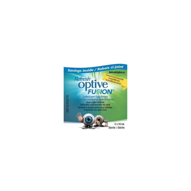REFRESH OPTIVE FUSION, 2X10ML - Walmart.ca