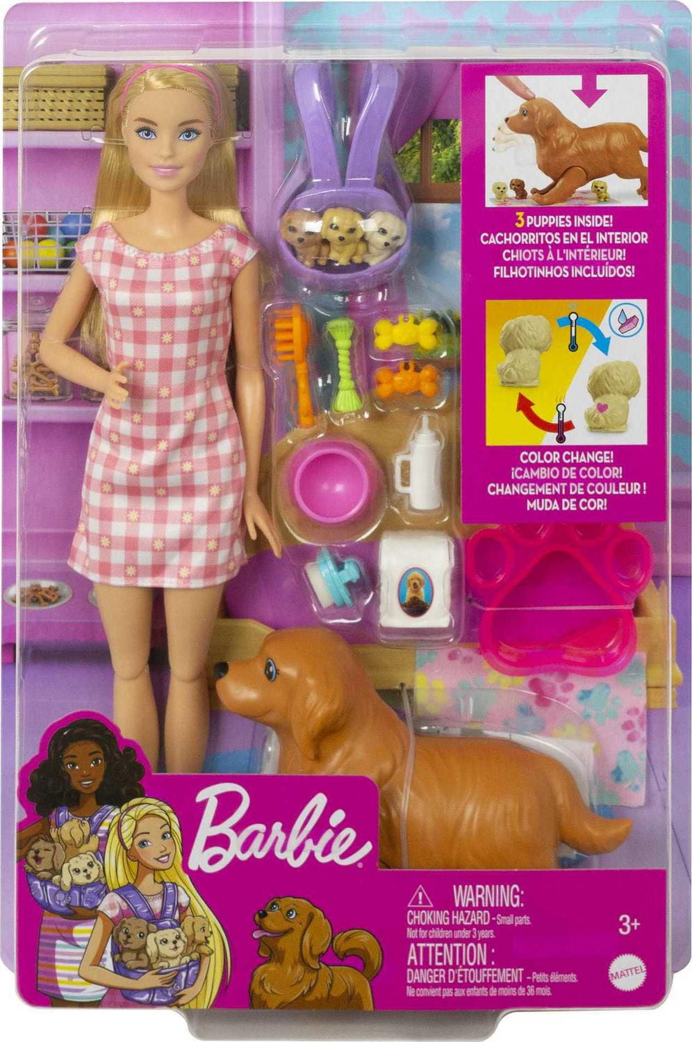 Barbie doll for 3 year old store