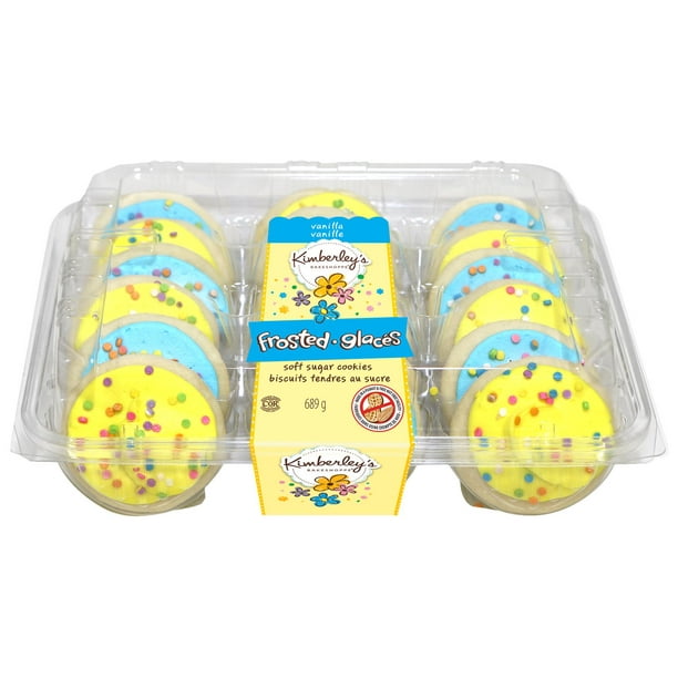 Kimberley’s Bakeshoppe® Spring Vanilla and Blue Frosted Sugar Cookies ...