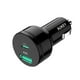 AUKEY USB-A + USB-C 39W PD Car Charger (Black) - Walmart.ca