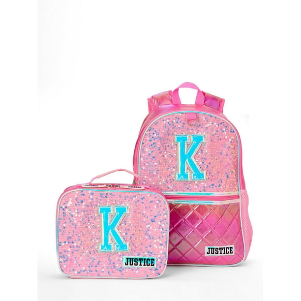Justice 2 Piece Initial Backpack Set - Walmart.ca