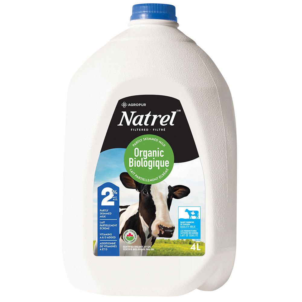 Natrel Organic Filtered 2% Milk | Walmart Canada