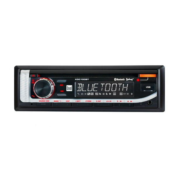 Dual Electronics XDC100BT Single DIN Car Stereo with CD Player ...