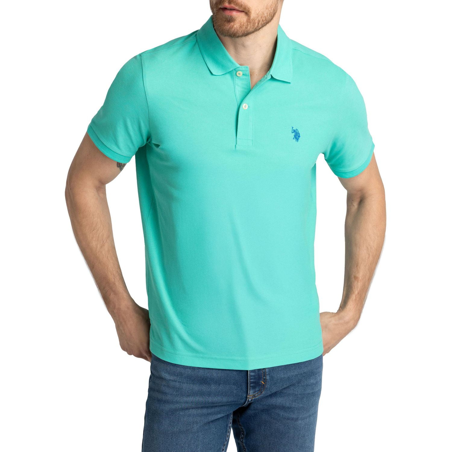 U.S. Polo Assn. Men's Performance Polo, Men's Performance Polo Shirt ...