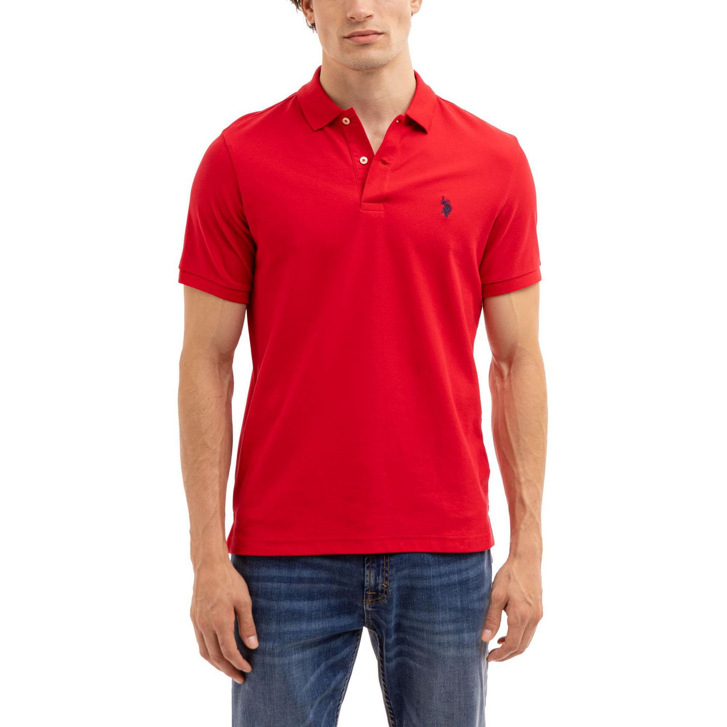 U.S. Polo Assn. Men's Performance Polo, Men's Performance Polo Shirt ...