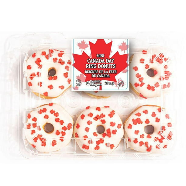 Mini Canada Day Ring Donuts - Walmart.ca