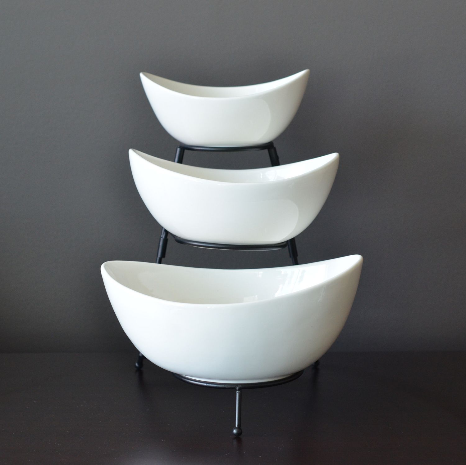 Essentials 3-Bowl Buffet Set with Stand | Walmart Canada