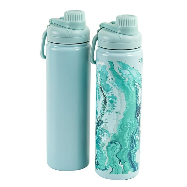 Mainstays 2Pack 24oz Stainless Steel Bottle, Mainstays 2PK 24oz S/S ...