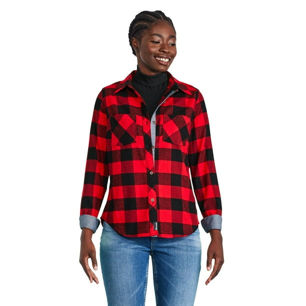 Canadiana Women's Flannel Shirt - Walmart.ca