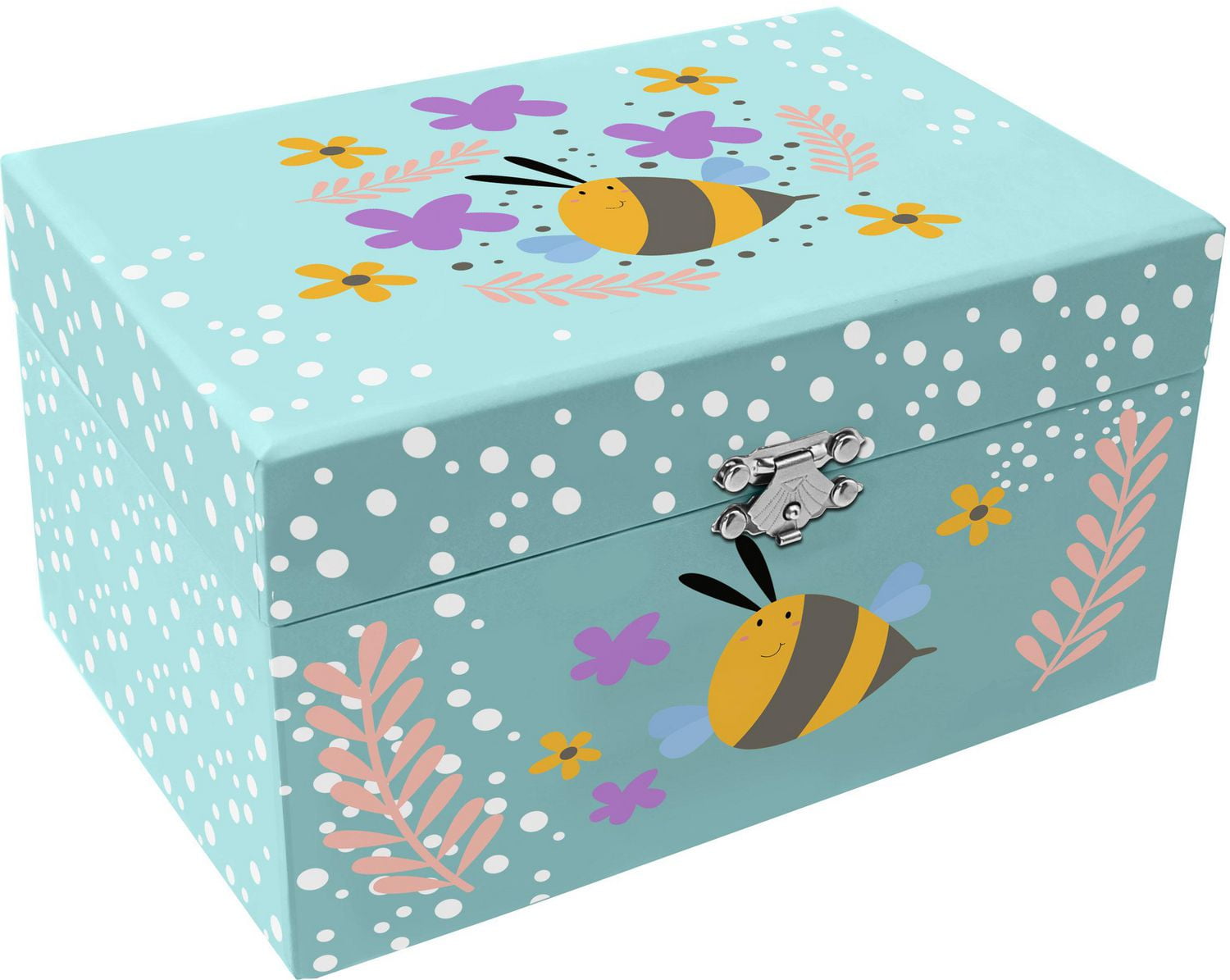 Click here for Musical Flowers And Bee Jewelry Box prices