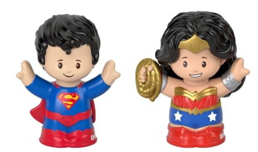 Fisher-Price Little People DC Super Friends Superman & Wonder Woman ...