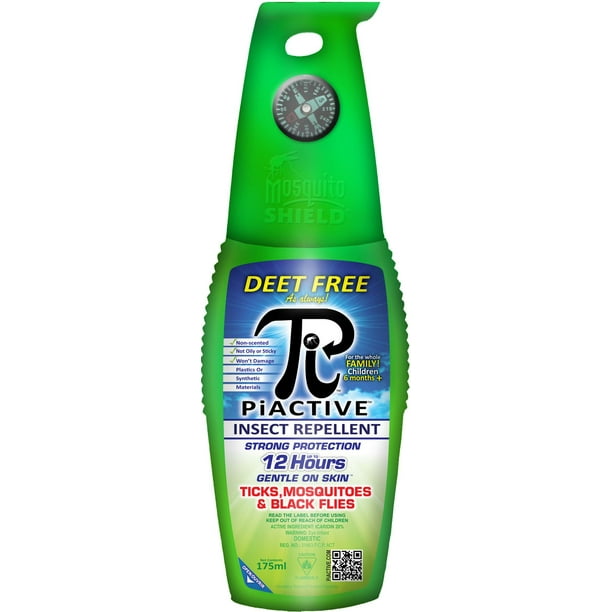 PiACTIVE ORIGINAL POMPE 175ML Insectifuge sans DEET - Walmart.ca