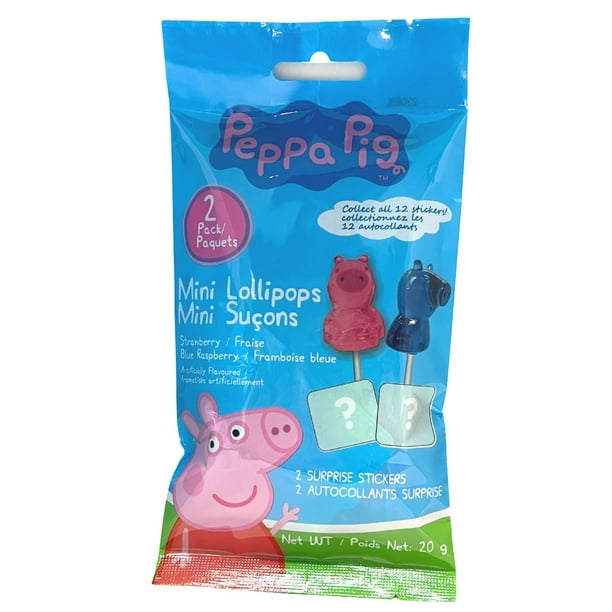 Peppa Pig Mini Lollipops 2 pack - Walmart.ca