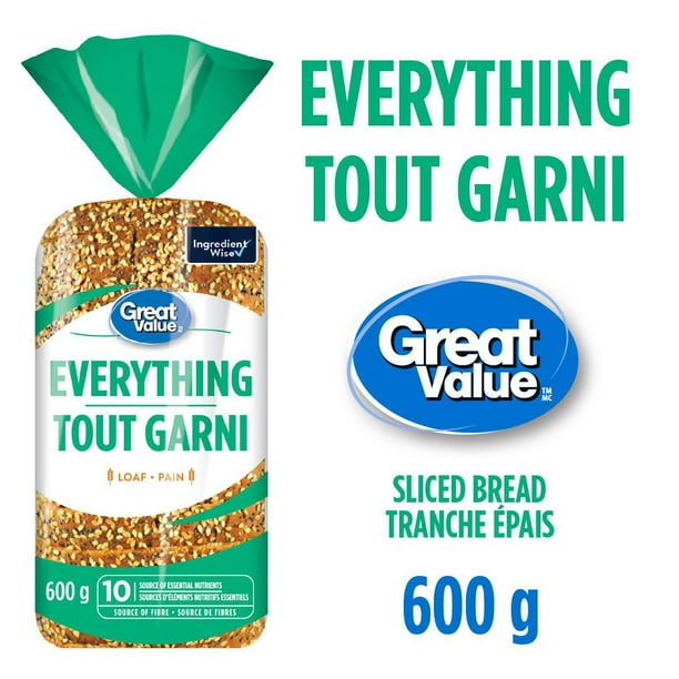 Great Value Everything Bread - Walmart.ca