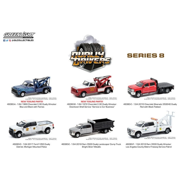 GreenLight 1:64 Dually Drivers Die-Cast Vehicles Series 8 - Walmart.ca